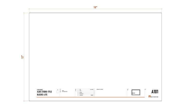 Revit Architecture & Interiors Title Blocks (LITE)